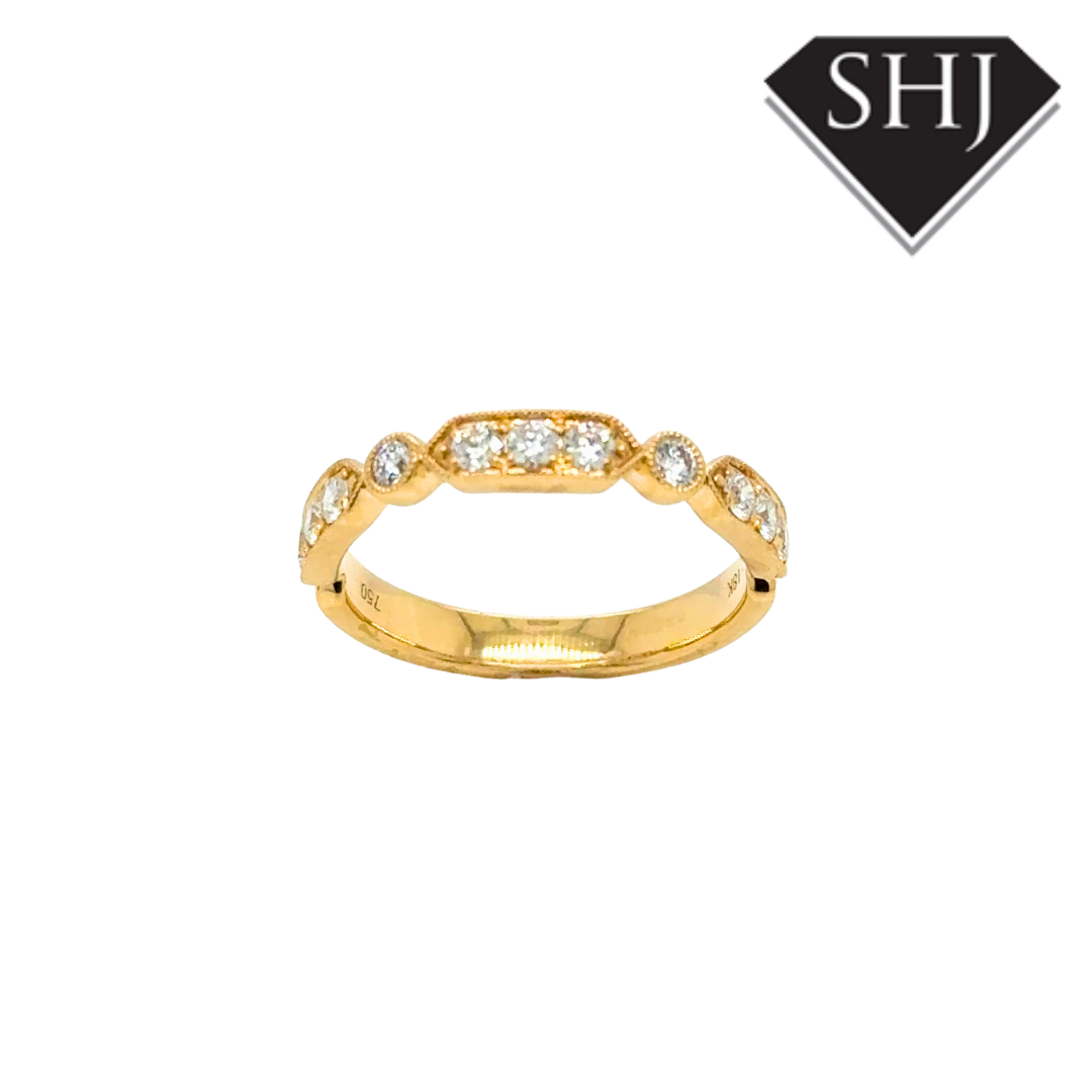 18ct Yellow Gold 0.43ct Diamond Eternity Ring – Stephen Henderson The ...